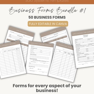 Business Bundle Templates Invoice Template Business Forms Order Form ...