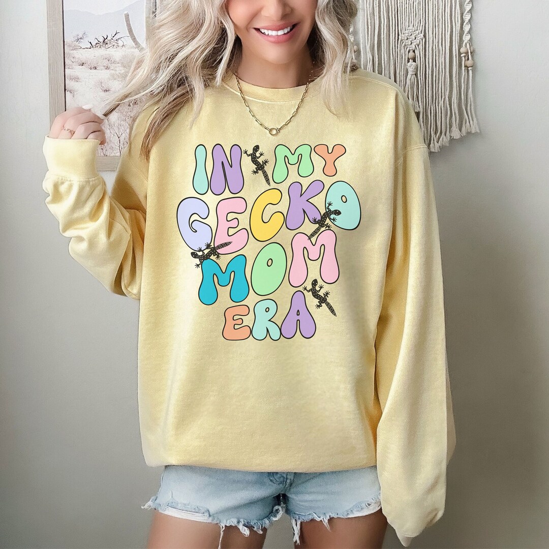 Gecko Mom Era Sweatshirt: Comfort Colors Leopard Gecko Gift - Etsy