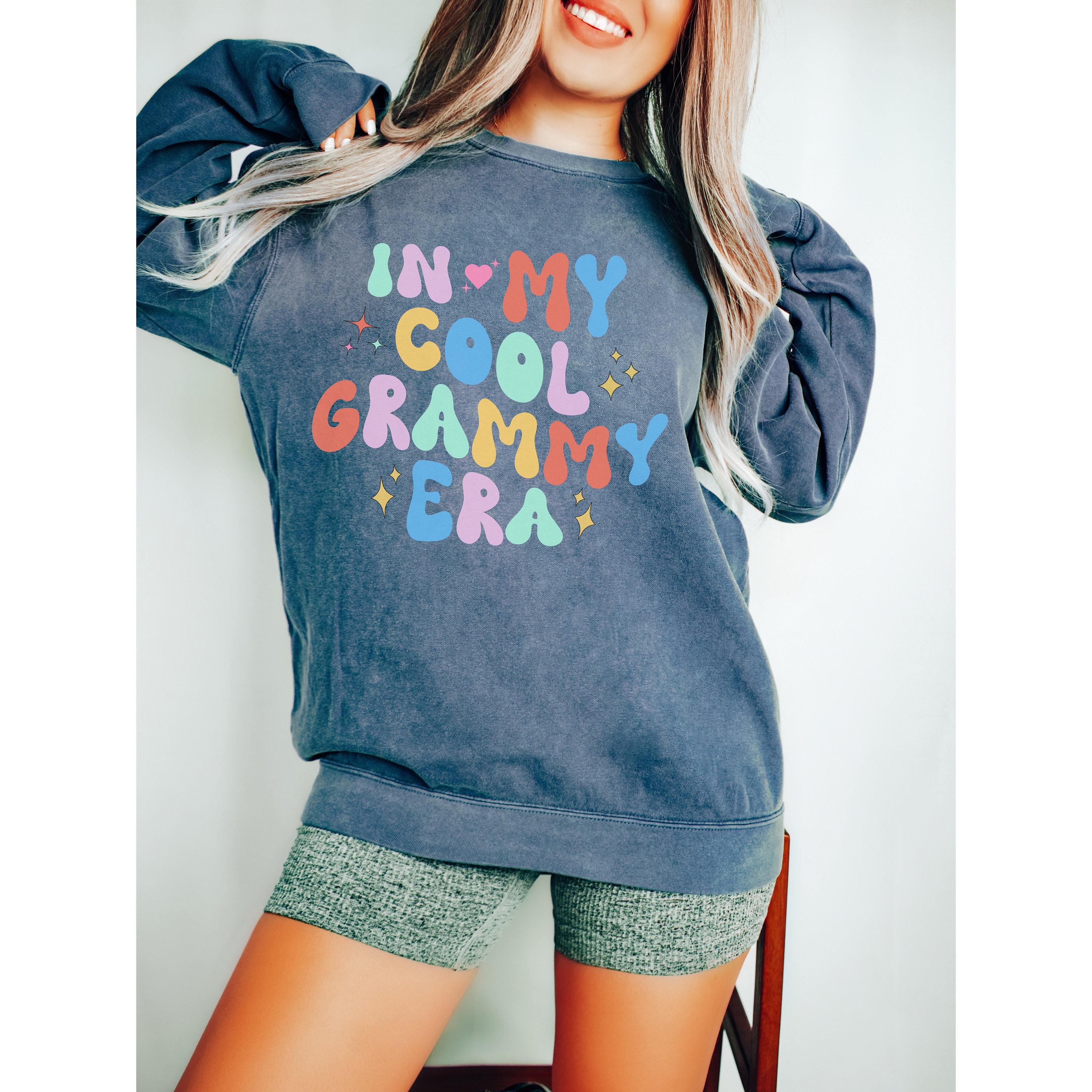 In My Cool Grammy Era, Grandma Gift, Boho Comfort Colors® Grammy ...
