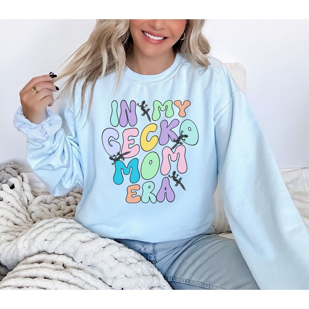 In My Gecko Mom Era Comfort Colors® Sweatshirt - Super Soft & Colorful ...