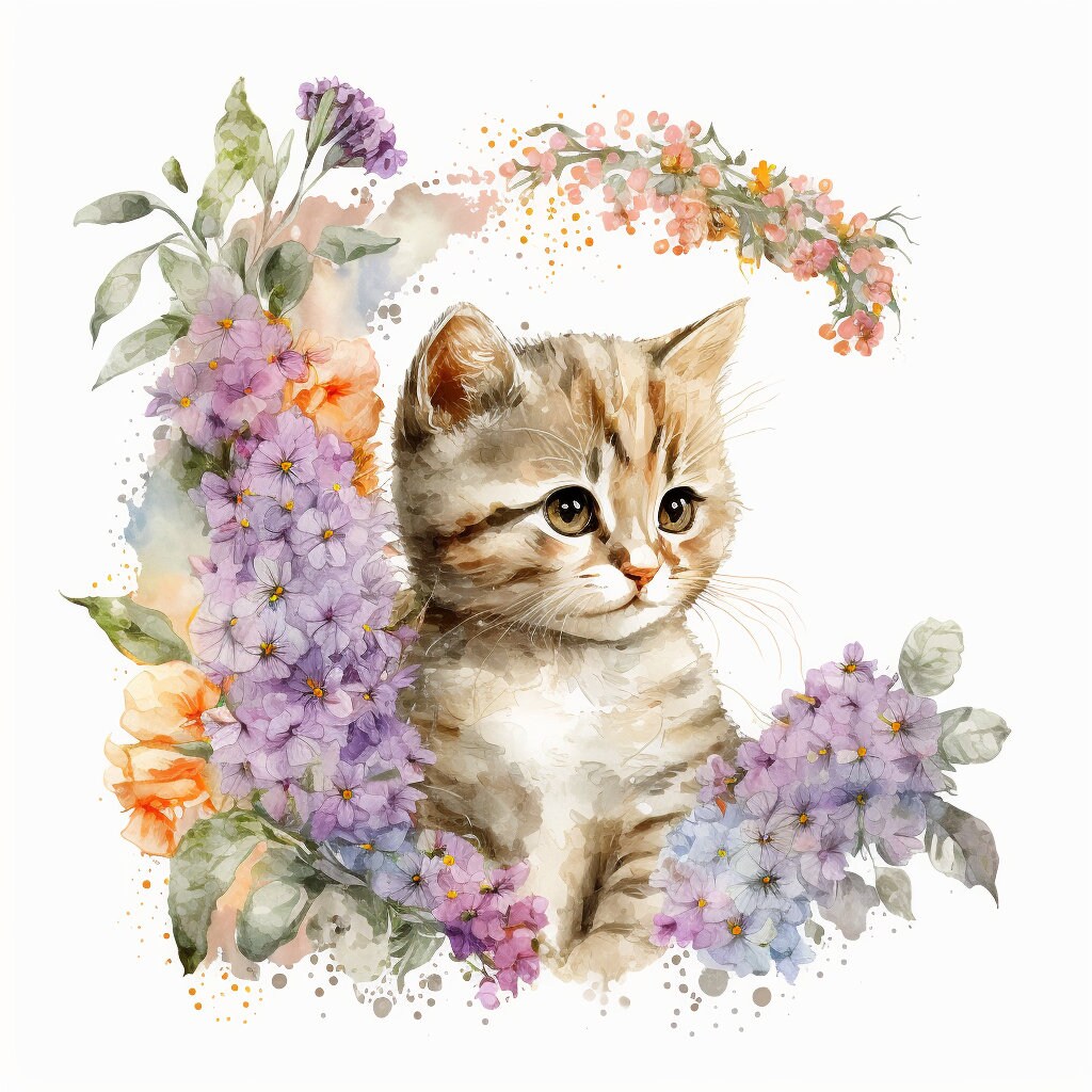 Meow-tastic: Adorable Cat Clipart Stickers for Your Everyday Use! - Etsy