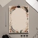 Printable Stationery Papers, Digital Download Boho Floral A4 & US ...