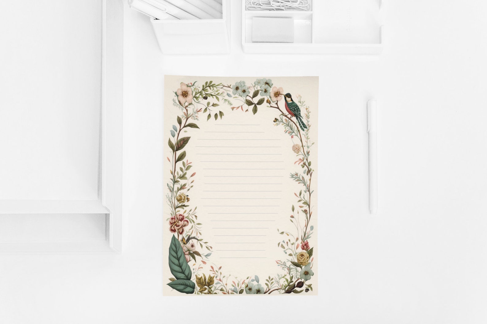 INSTANT DOWNLOAD Stationary Paper Pack, Printable Digital Sheets ...