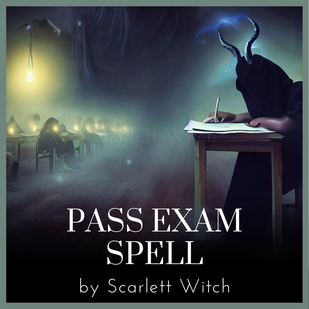Pass Exam Spell - Etsy