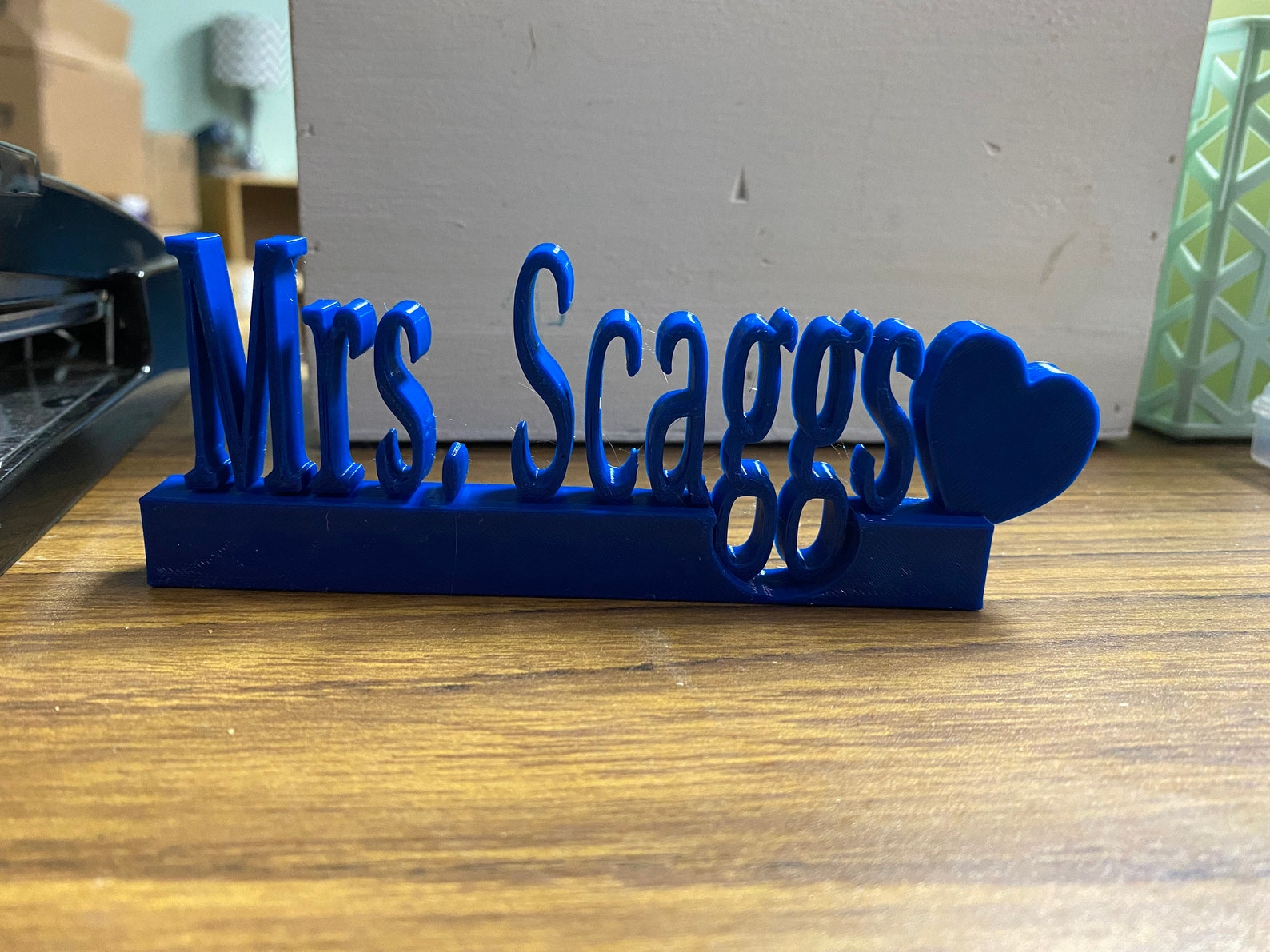 3D Printed Name Plate - Etsy