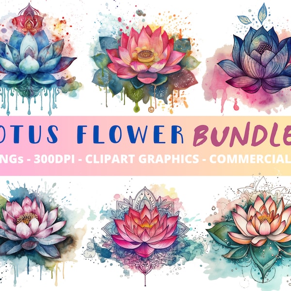 Lotus Flower Art - Etsy