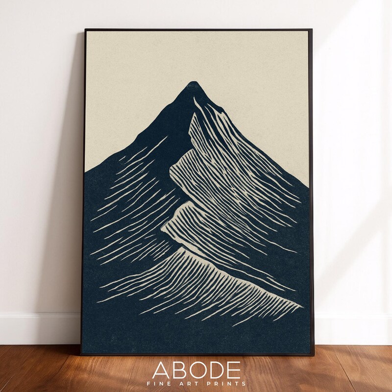 Abstract Lino Cut - Etsy