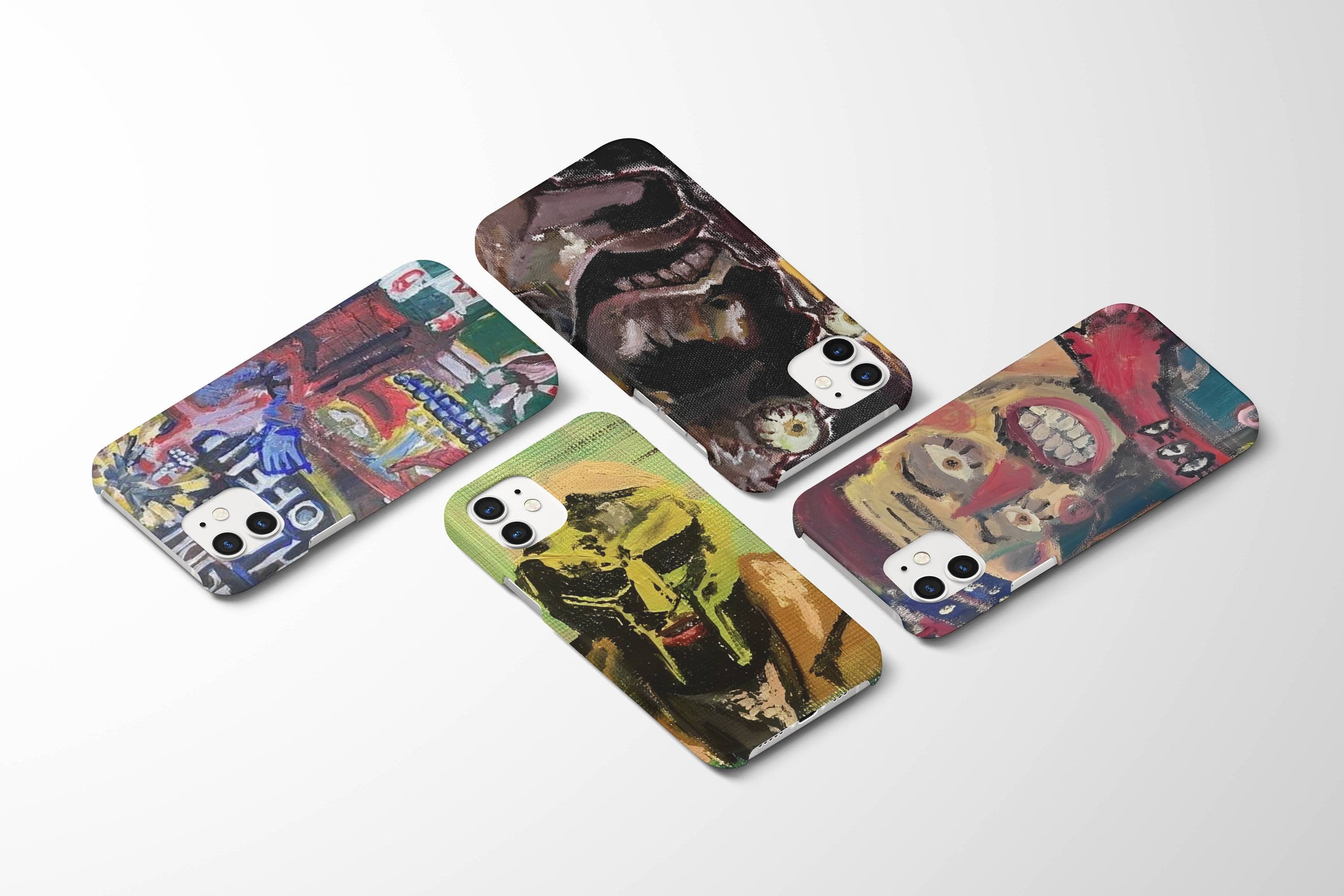 MF DOOM Basquiat Inspired | iPhone 14,13,12,11,X/XS, Art by Yani Hip ...