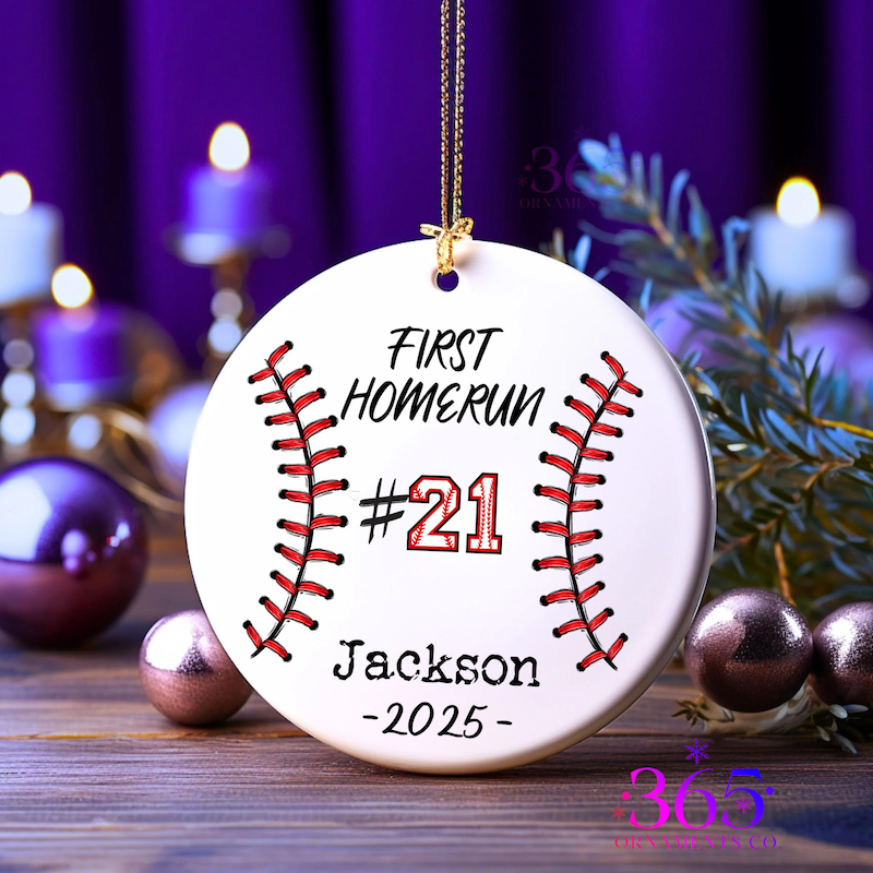 Youth Baseball Ornaments - Etsy