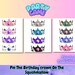Squishmallow Birthday Game, Printable Party Poster and Birthday Crown ...