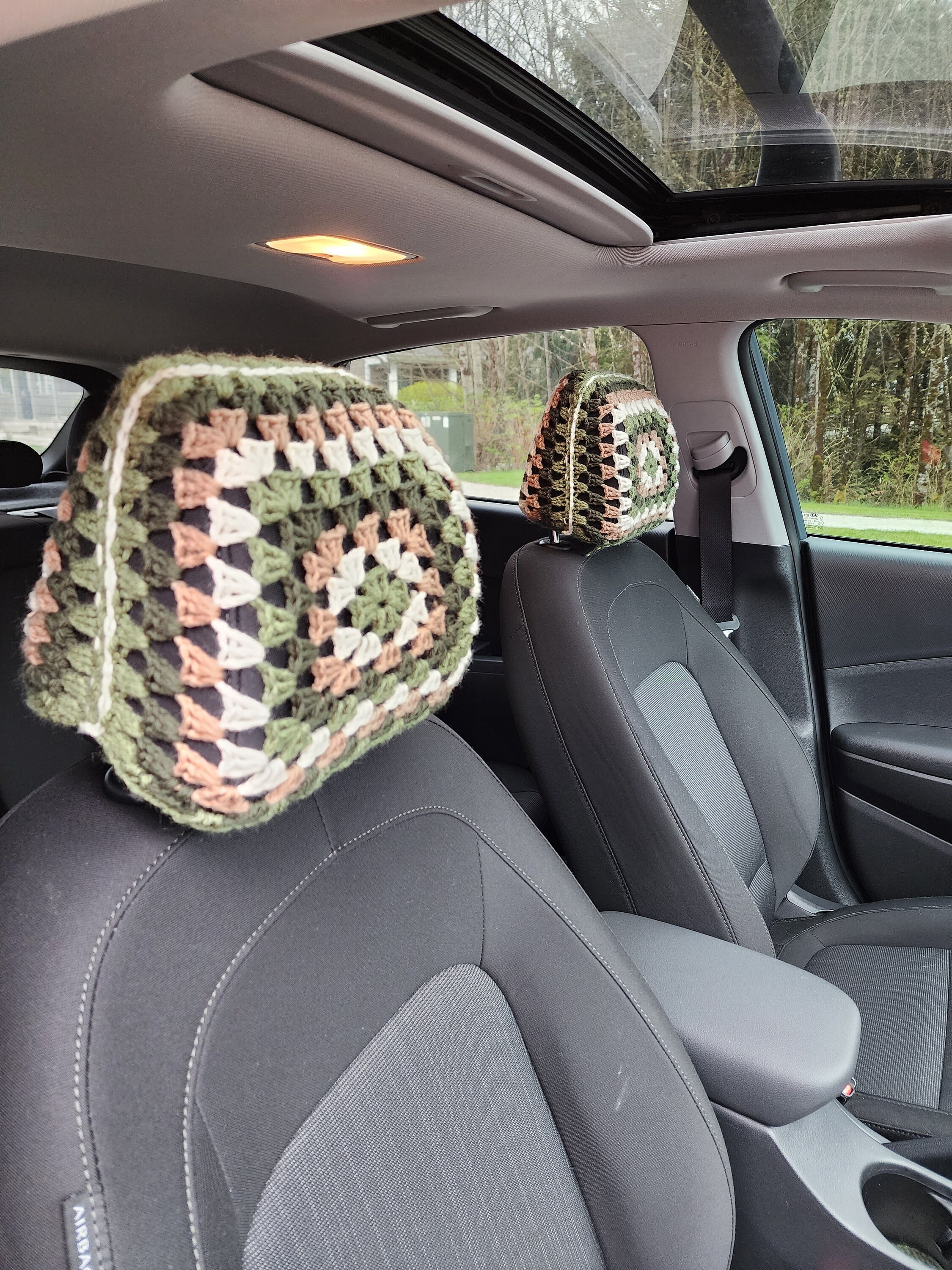 Crochet Car Headrest Cover *MADE TO ORDER!* - Etsy