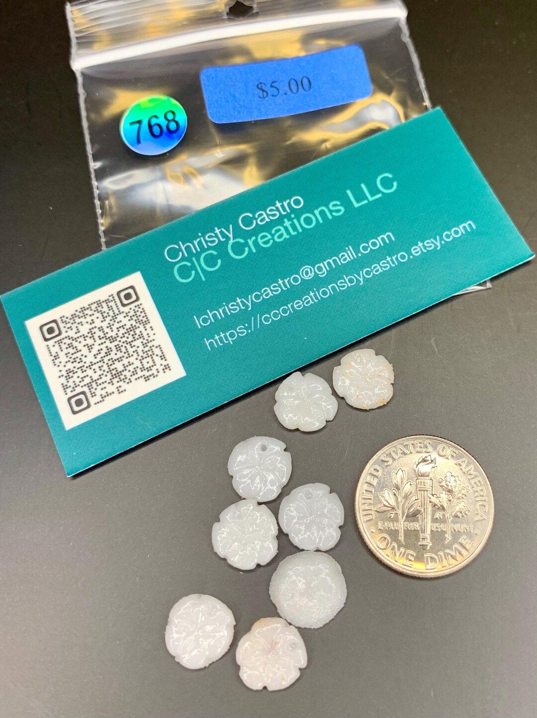 COE 96 Fused Glass Mini Sand Dollars: Coastal Art Supplies - Etsy