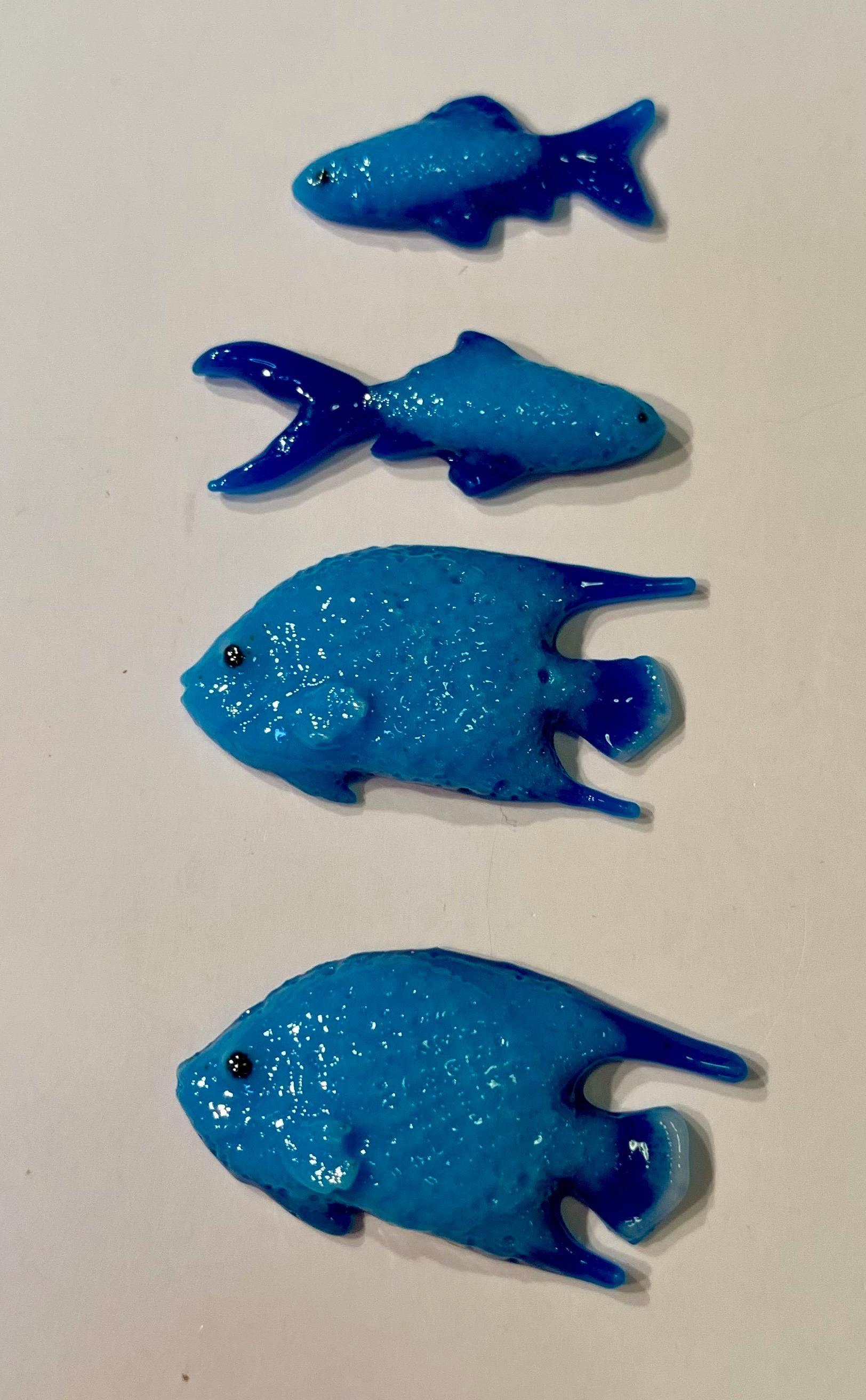 COE 96 Fused Glass Fish (assorted Size & Colors) - for Fusing and Other ...