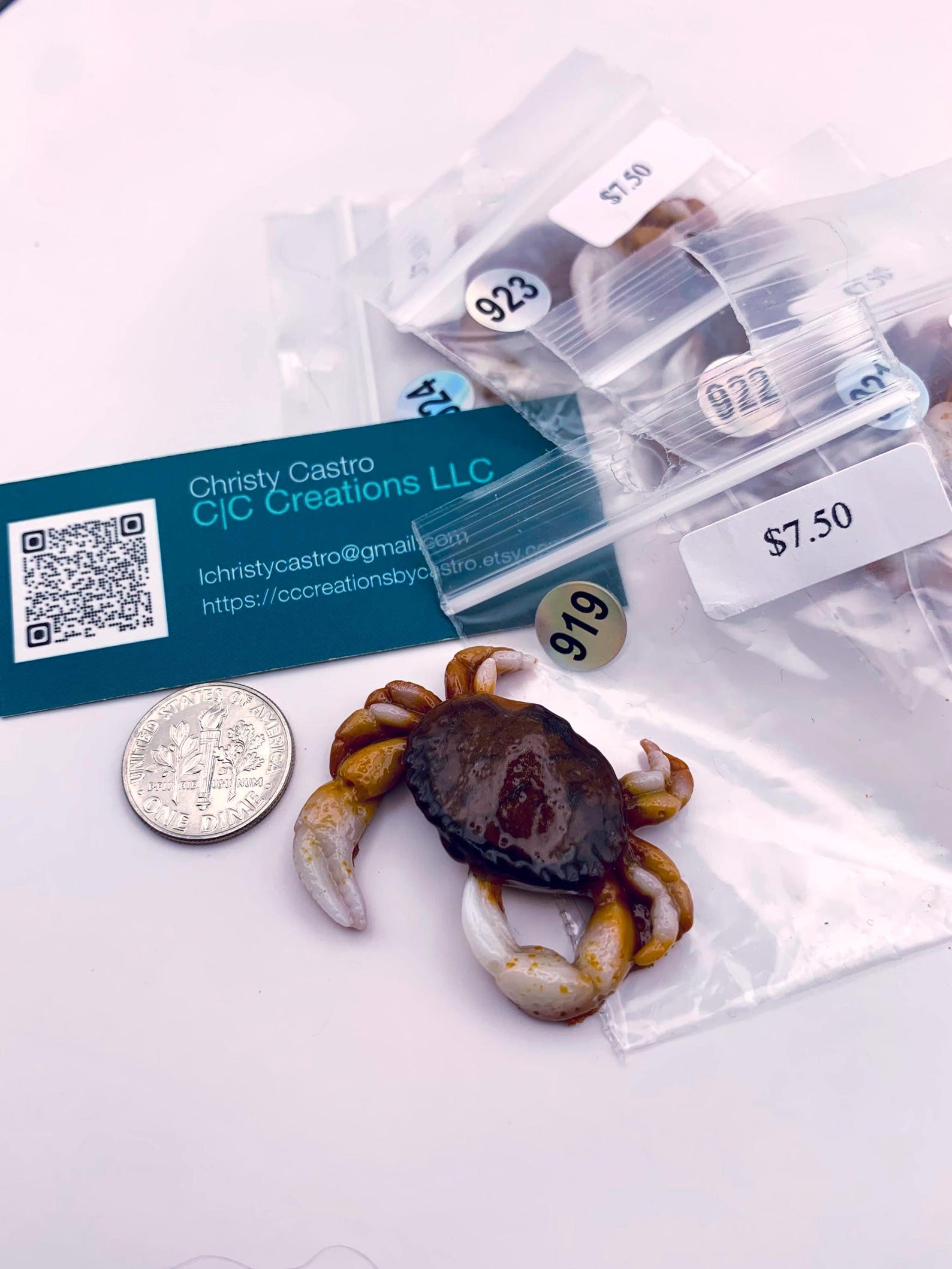COE 96 Fused Glass Crab-handmade Glass Supply - Etsy