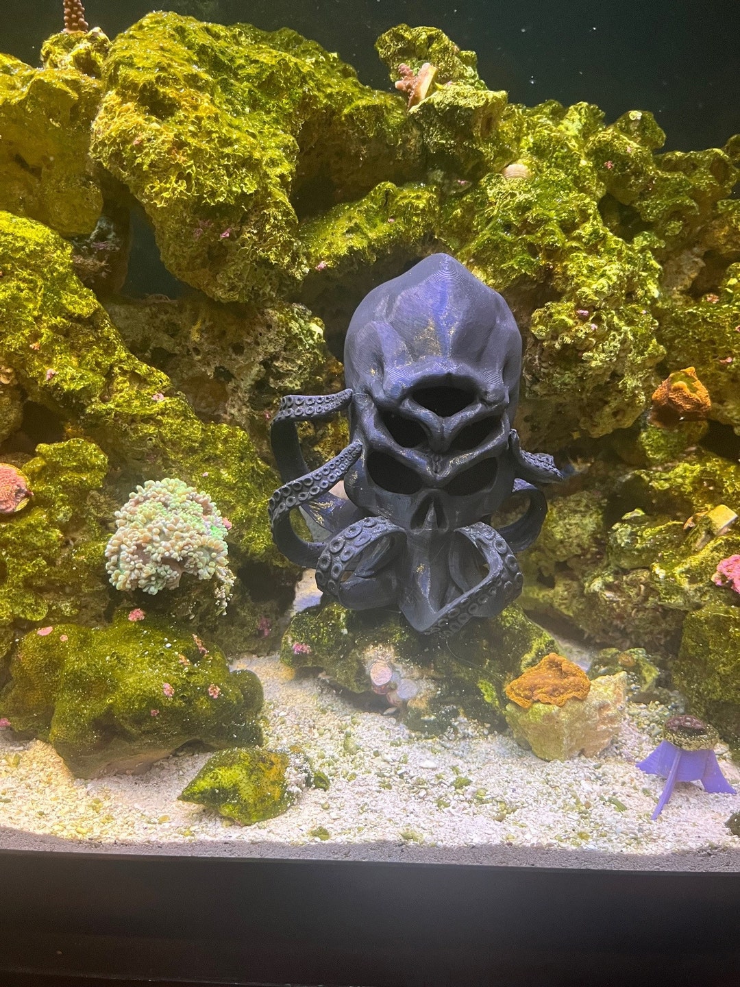 Cthulhu Skull Tank Decor - Etsy