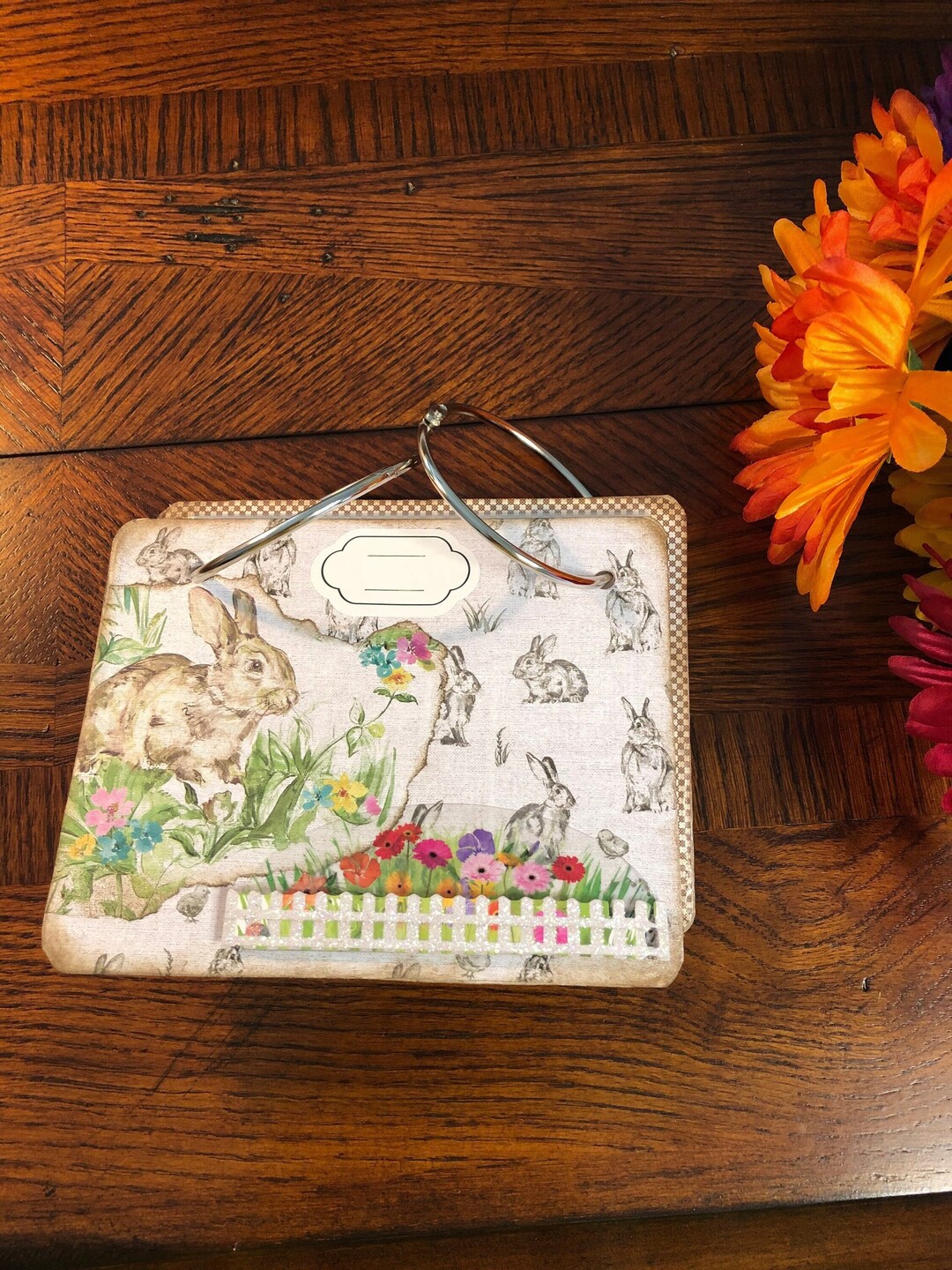 Floss Book With Bunny Poly Bags - Etsy