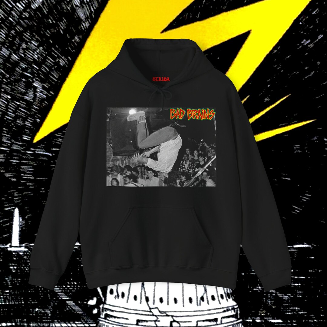 BAD BRAINS Hoodie!!! Double-sided! Rare and Badazz! - Etsy