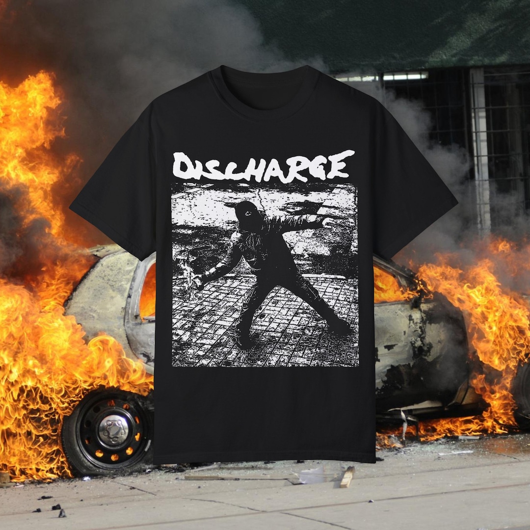 2-sided Discharge Tee! Protest and Survive! - Etsy