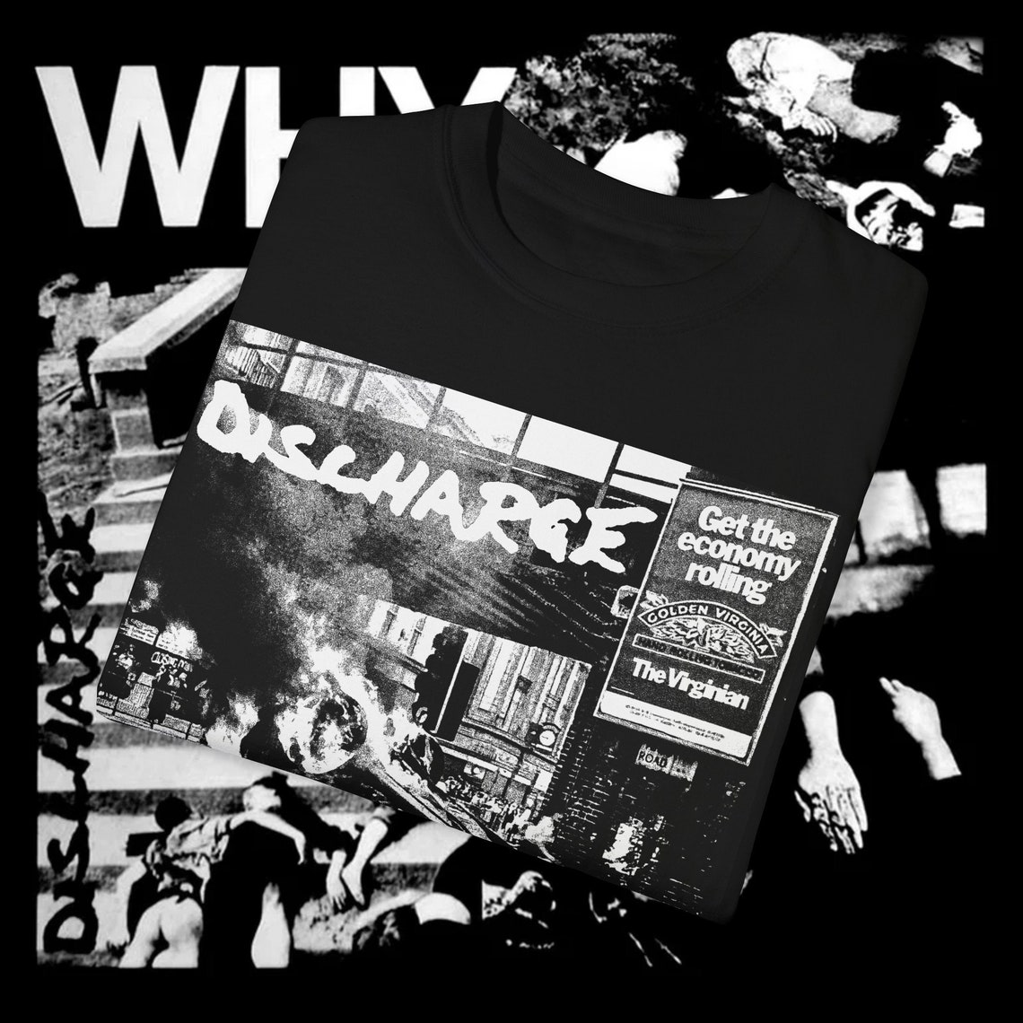 2-sided Discharge 'WHY' Tee! - Etsy