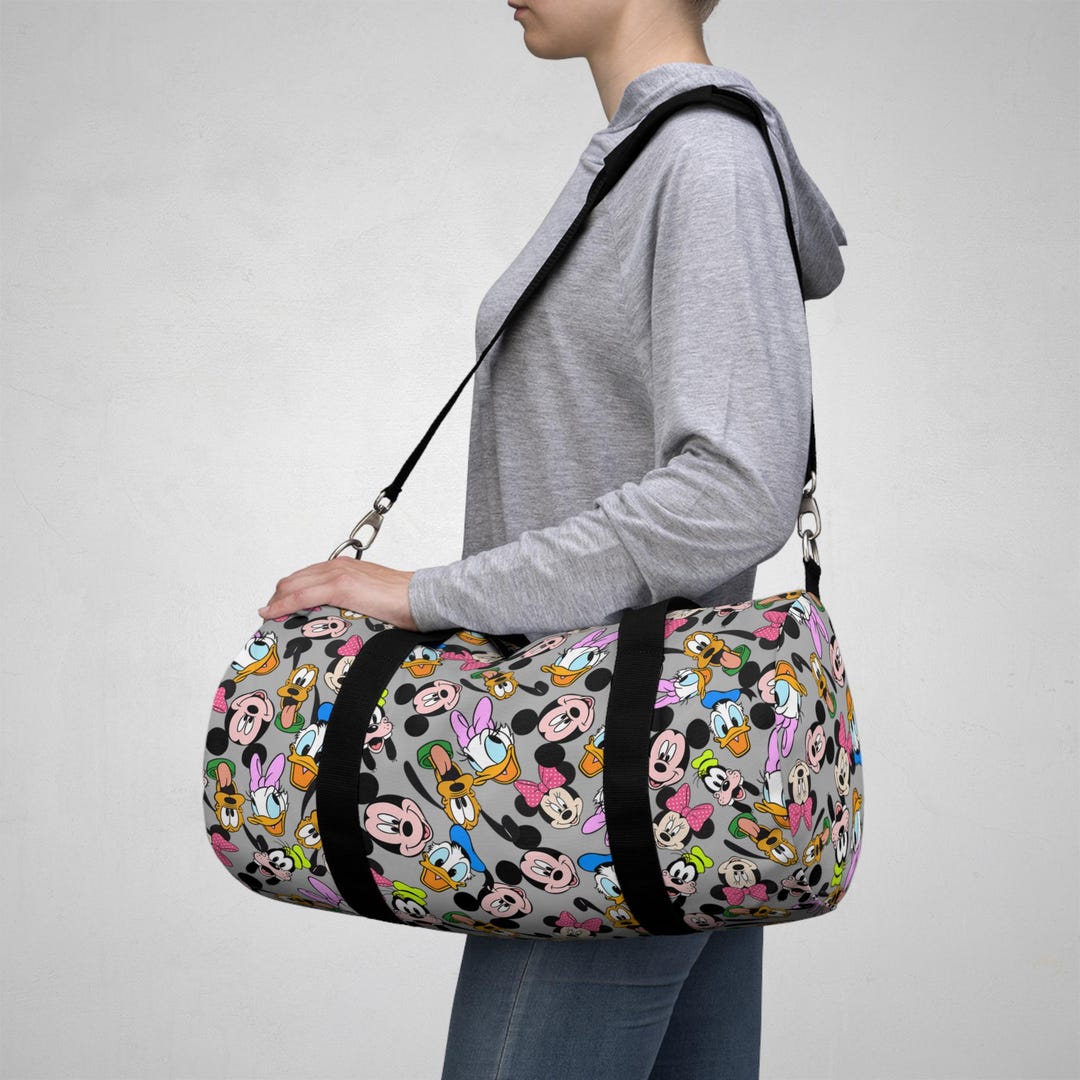 Cartoon Character Duffel Bag: Quirky Travel Gym Tote - Etsy