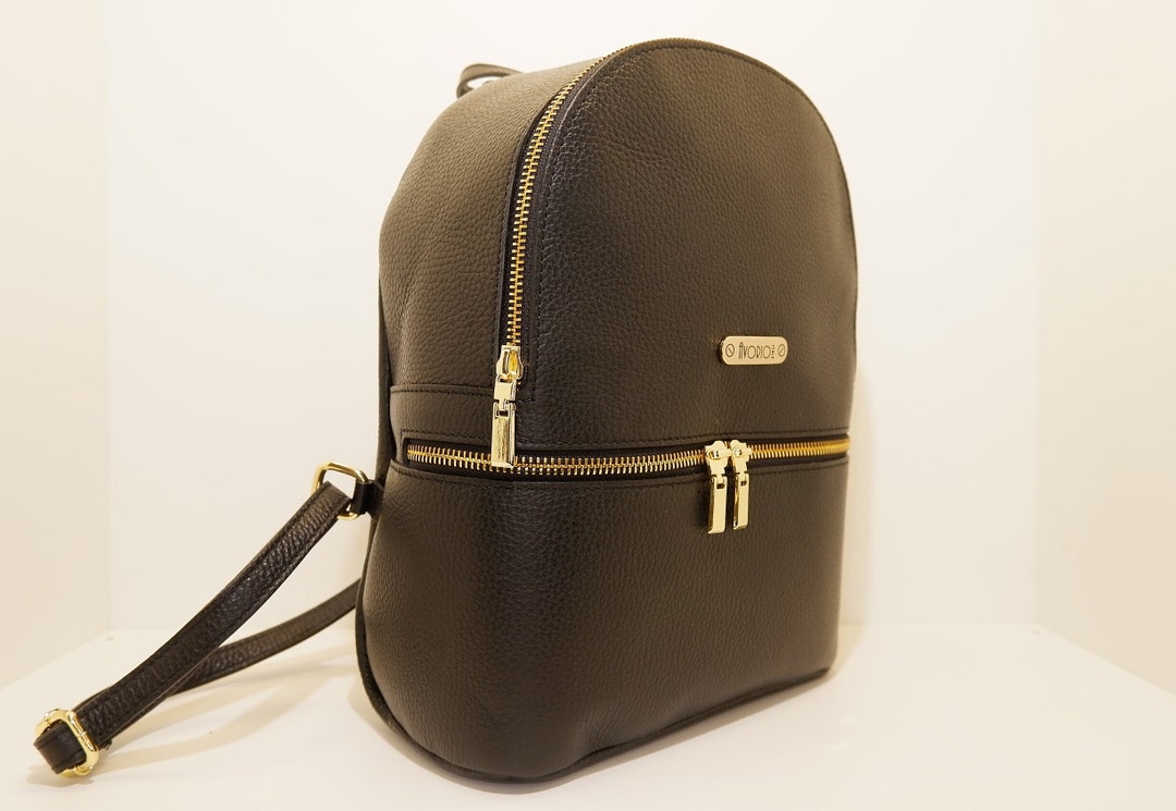 Leather Backpack - Leather Bag - Leather Rucksack - Elegant Women ...