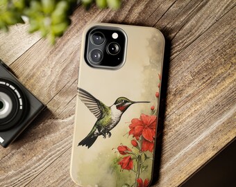 Hummingbird Phone Case Watercolor Phone Case Hummingbird Watercolor ...