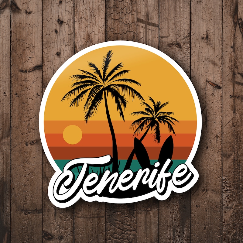 Tenerife Stickers - Etsy UK