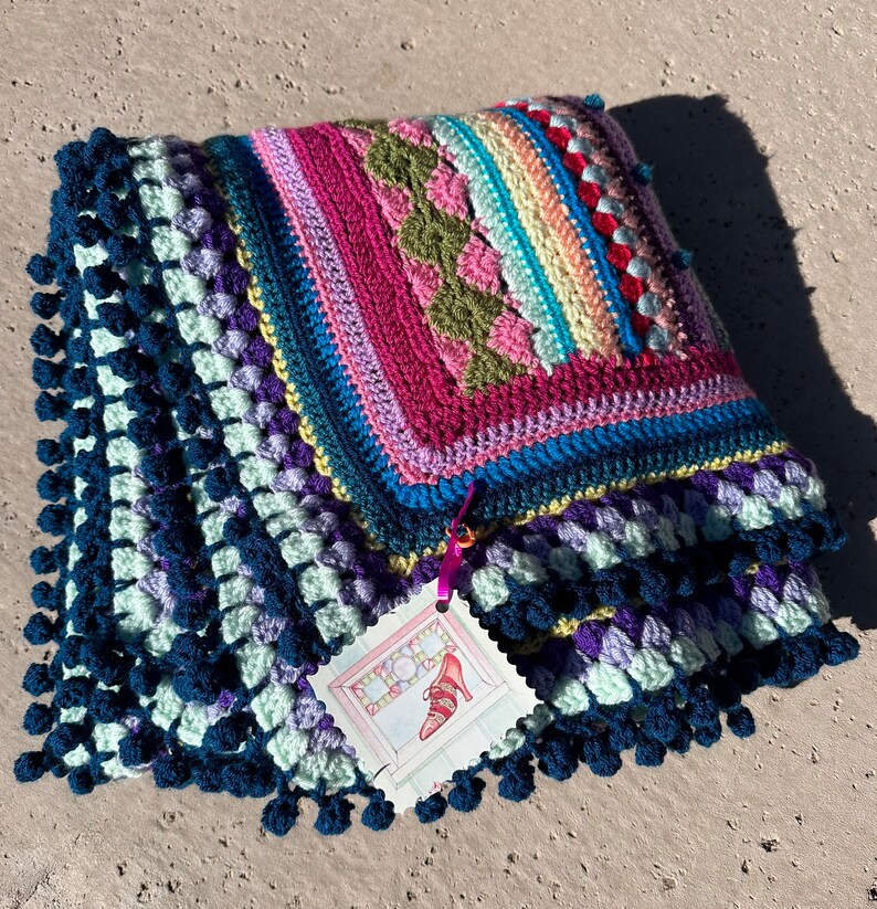 Evening in Blue Crochet Blanket - Etsy