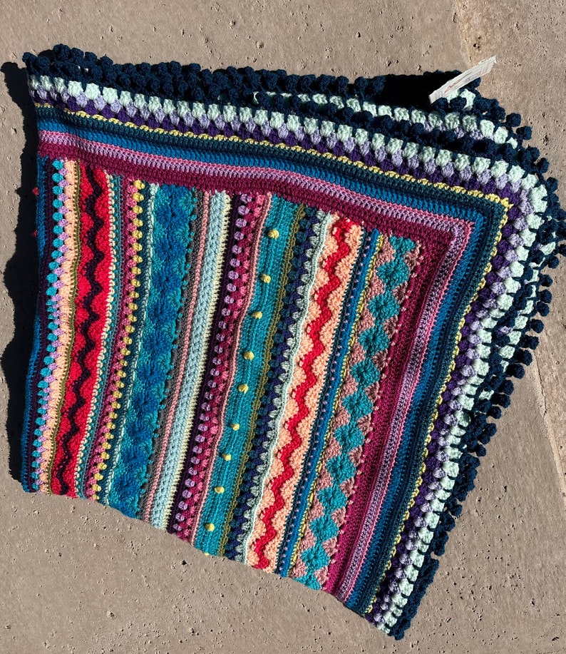 Evening in Blue Crochet Blanket - Etsy