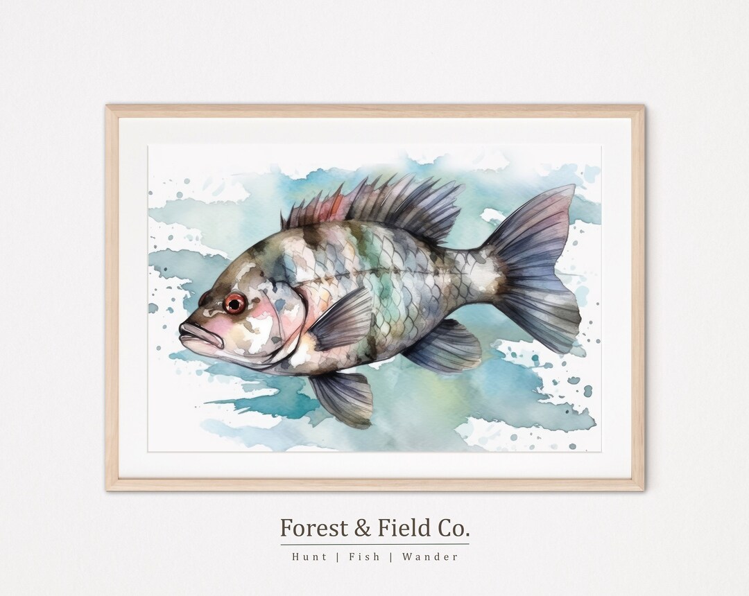 Sheepshead Serenade Wall Art - Printable Digital Download for Fishing ...