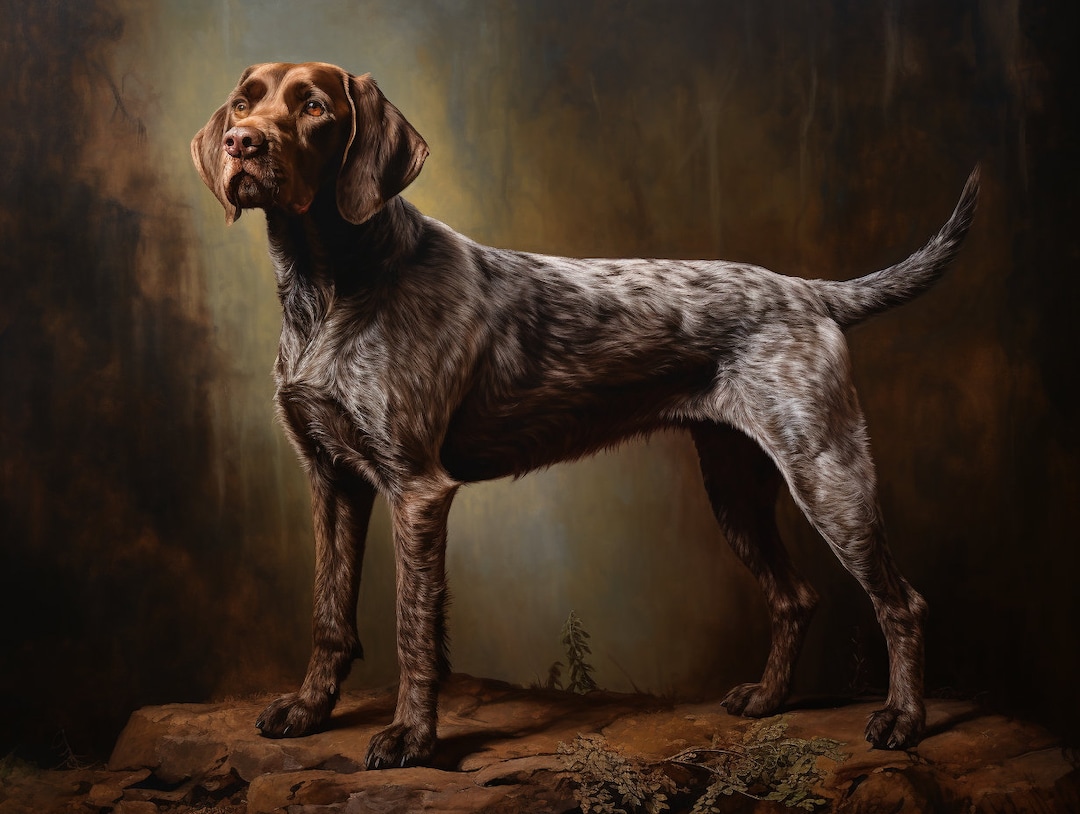 Custom Hunting Dog Painting Portrait: Sporting Dog Art - Etsy