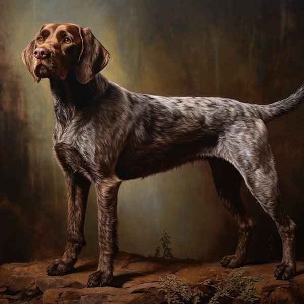 Hunting Dog Painting - Etsy