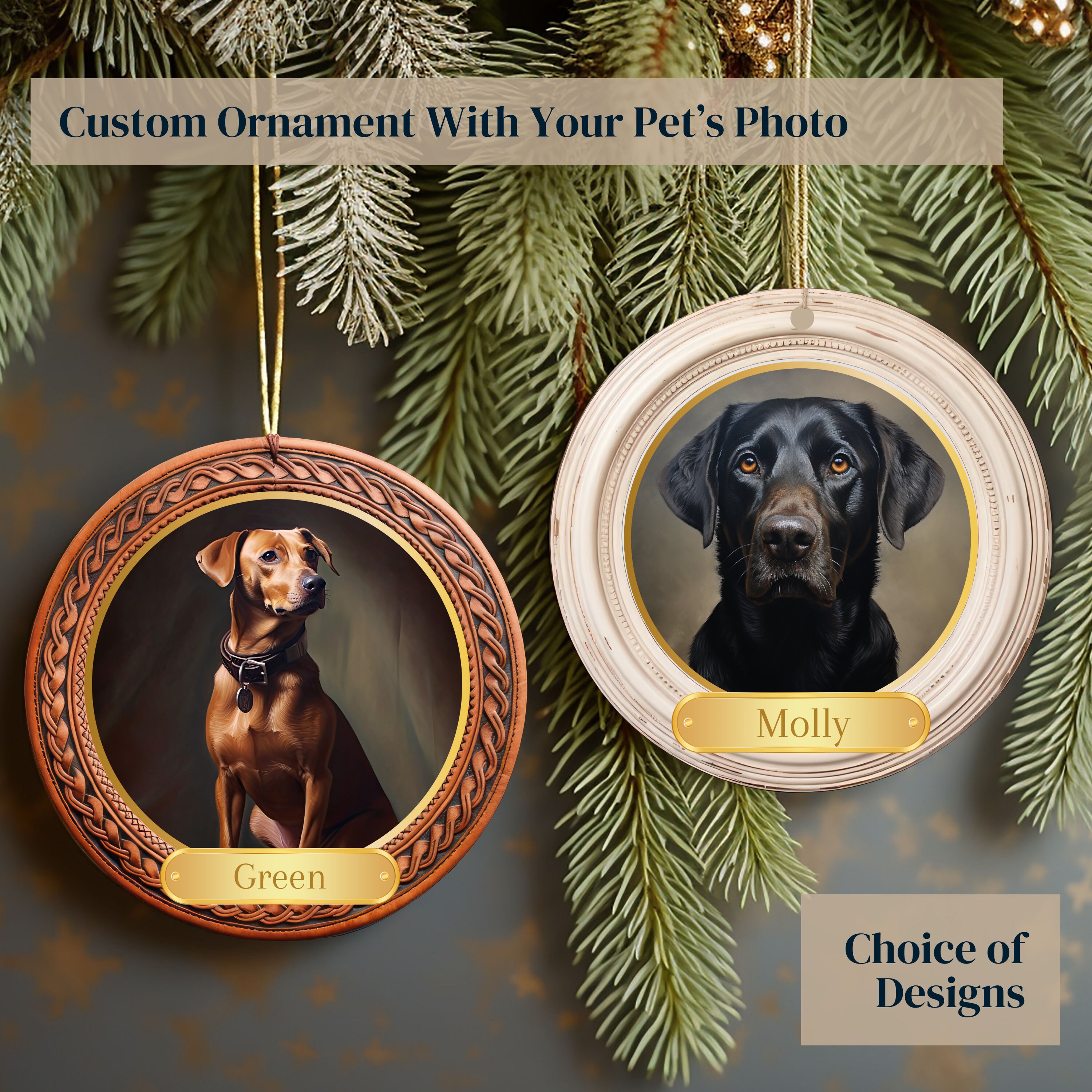 Custom Labradoodle Ornament Labradoodle Christmas Ornament Labradoodle ...
