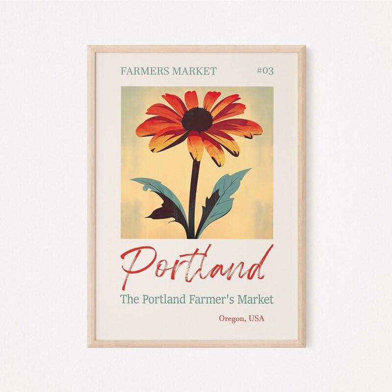 Farmers Market Print - Etsy