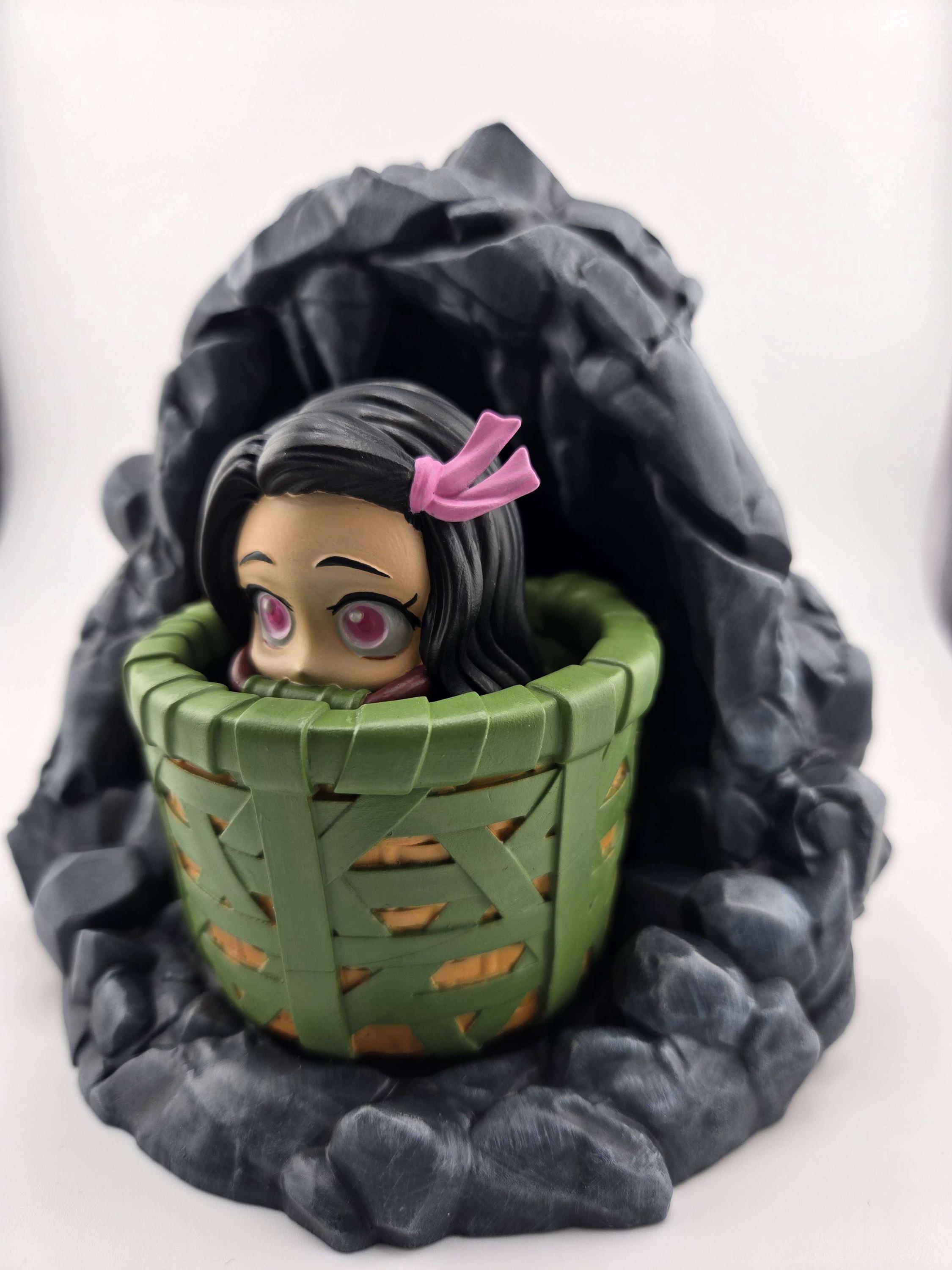 Nezuko Kamado 3D Printed Figure - Demon Slayer, Custom Miniature ...