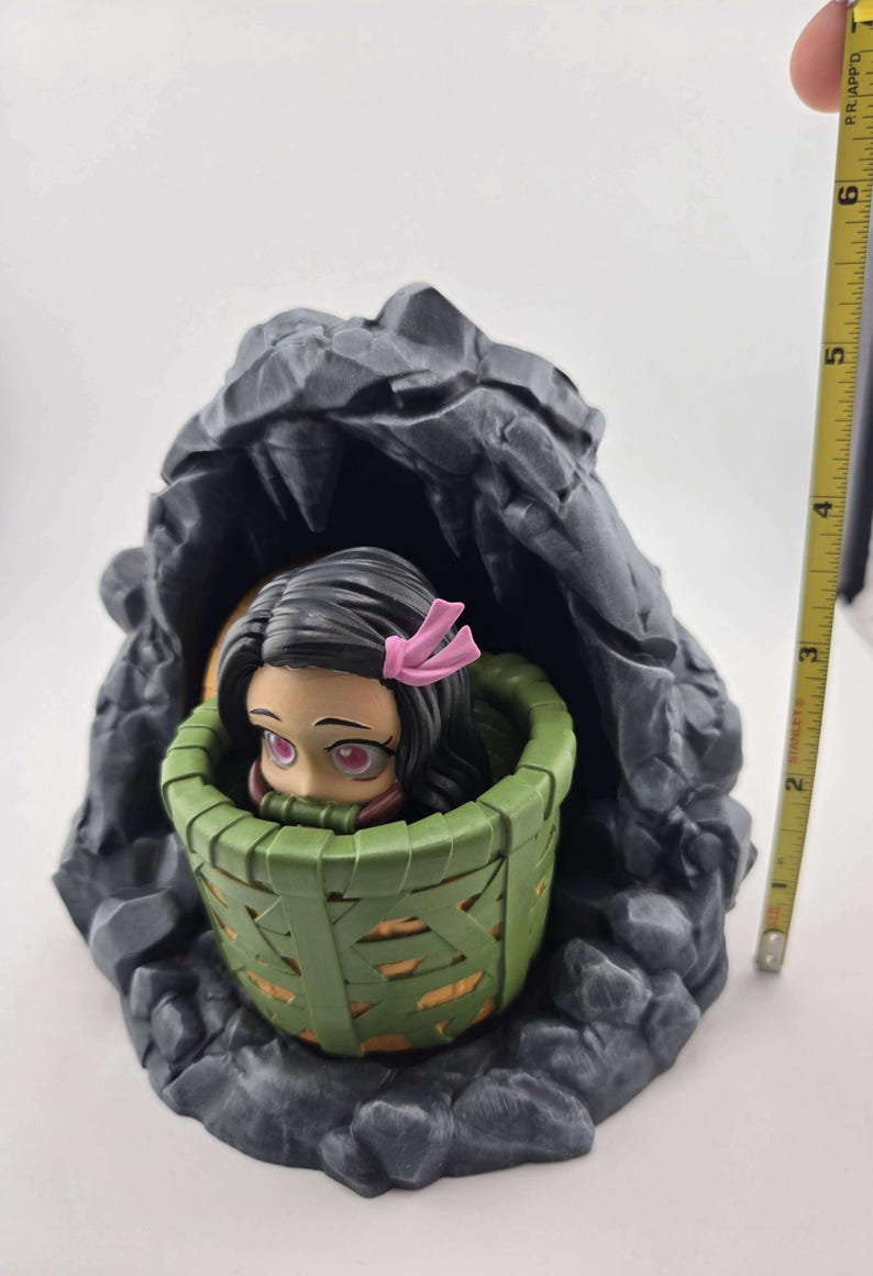Nezuko Kamado 3D Printed Figure - Demon Slayer, Custom Miniature ...