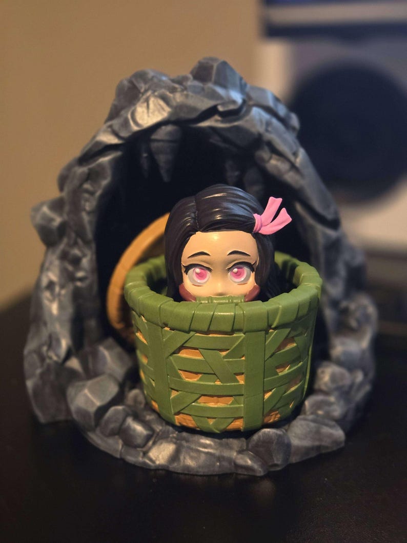 Nezuko Kamado 3D Printed Figure - Demon Slayer, Custom Miniature ...