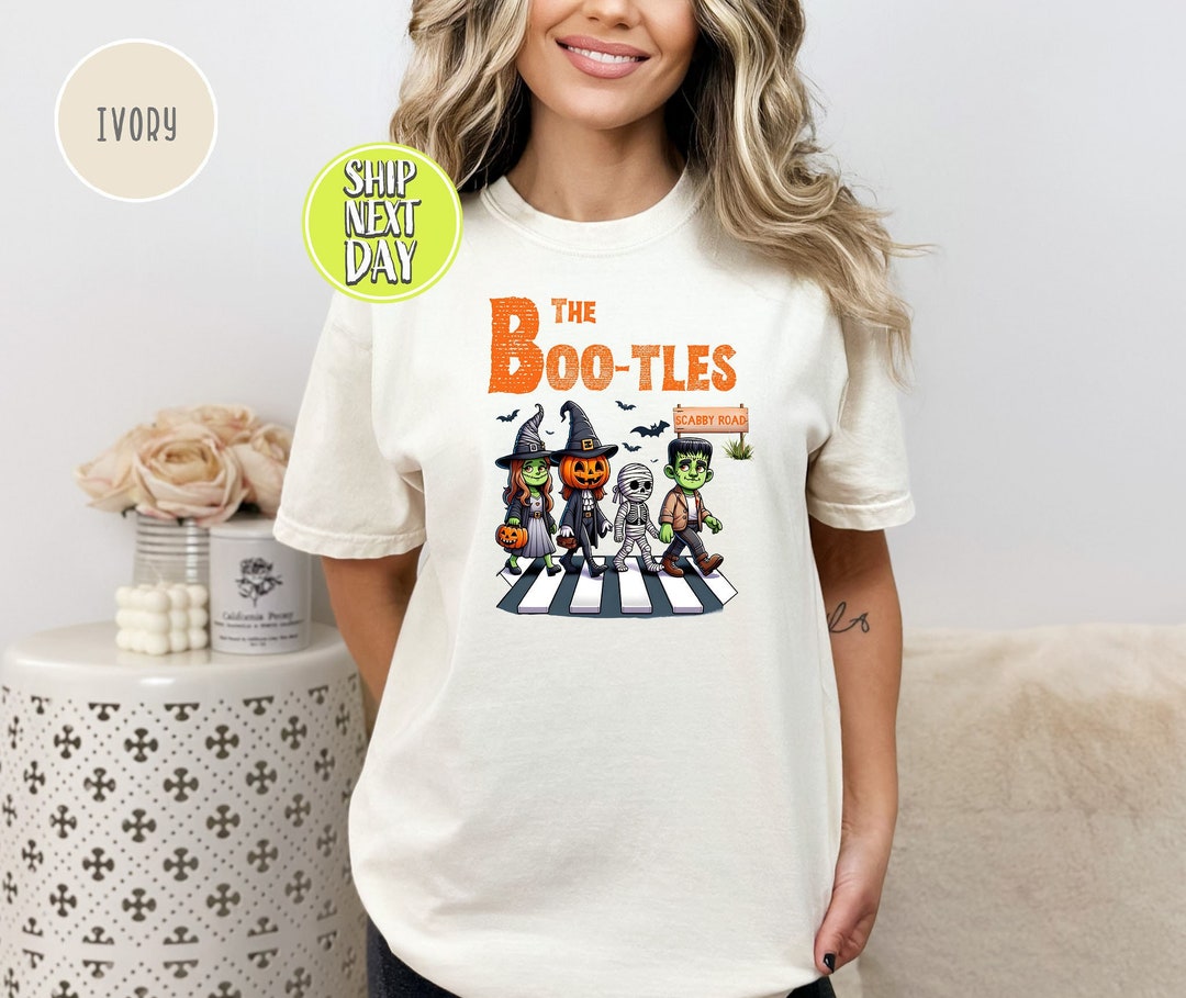 The Boo Tles Parody Halloween Scabby Road Tshirt, Halloween Music Tees ...