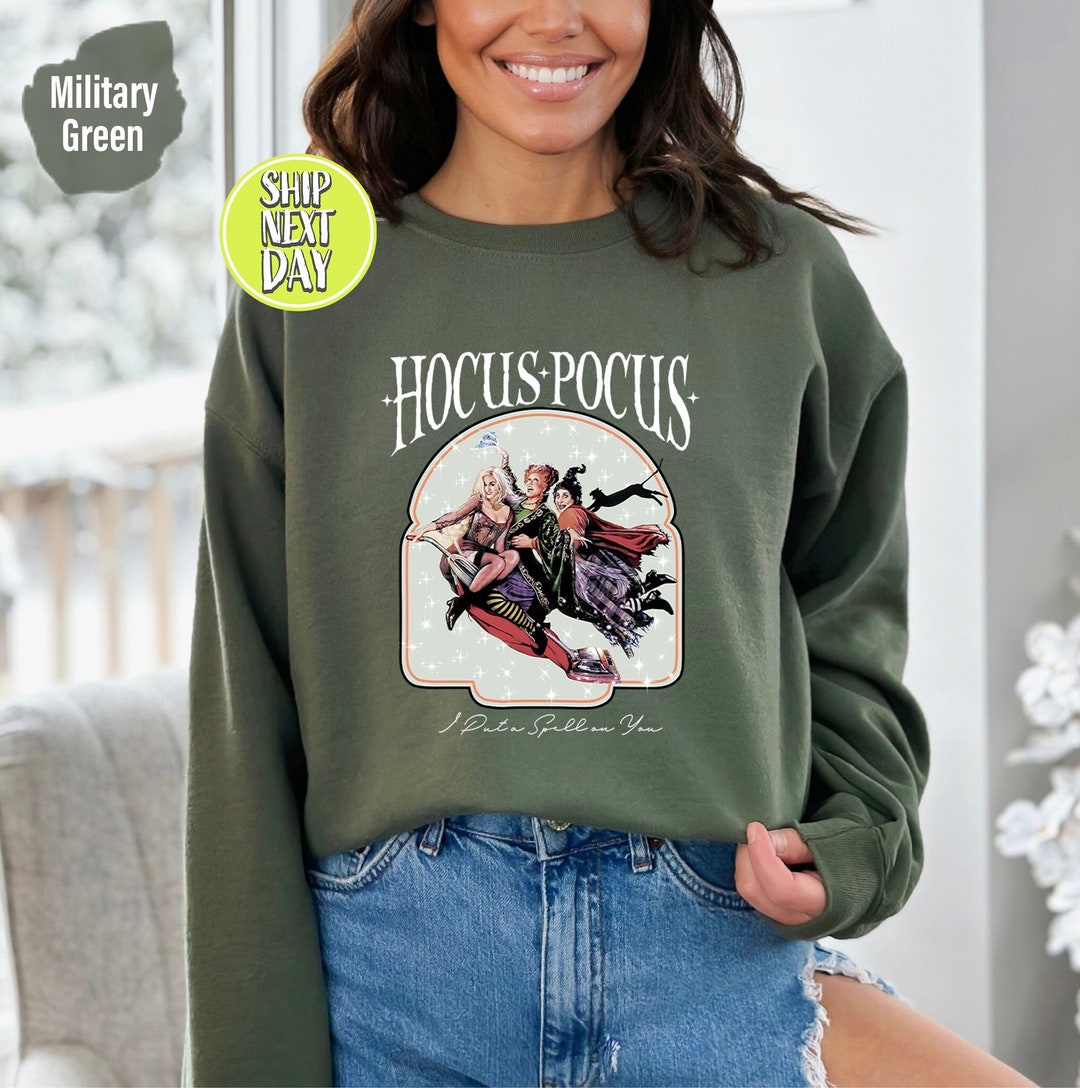 Vintage Hocus Pocus Sweatshirt, Hocus Pocus Shirt, Sanderson Sisters ...