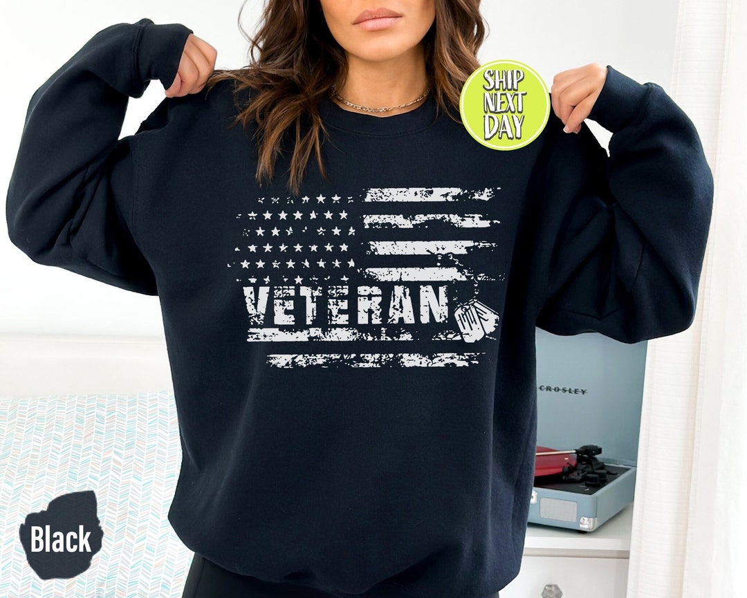 Veteran Sweatshirt and Hoodie, Veteran Day Gifts, Gift for Veterans ...