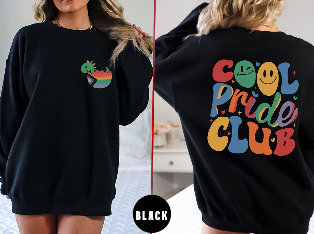 Cool Pride Club Sweatshirt, LGBT Pride Month Hoodies, Protect Trans ...