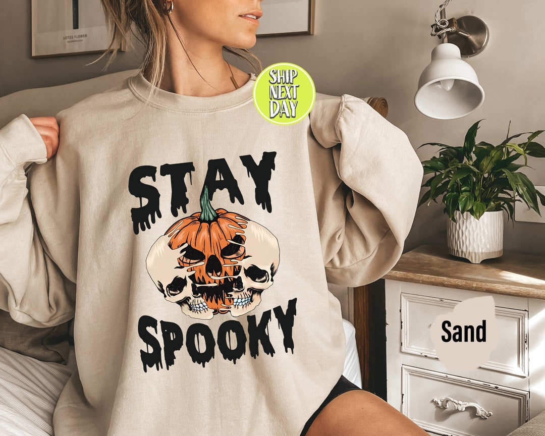 Stay Spooky Sweatshirt, Halloween Sweatshirt, Halloween Gift Hoodie ...