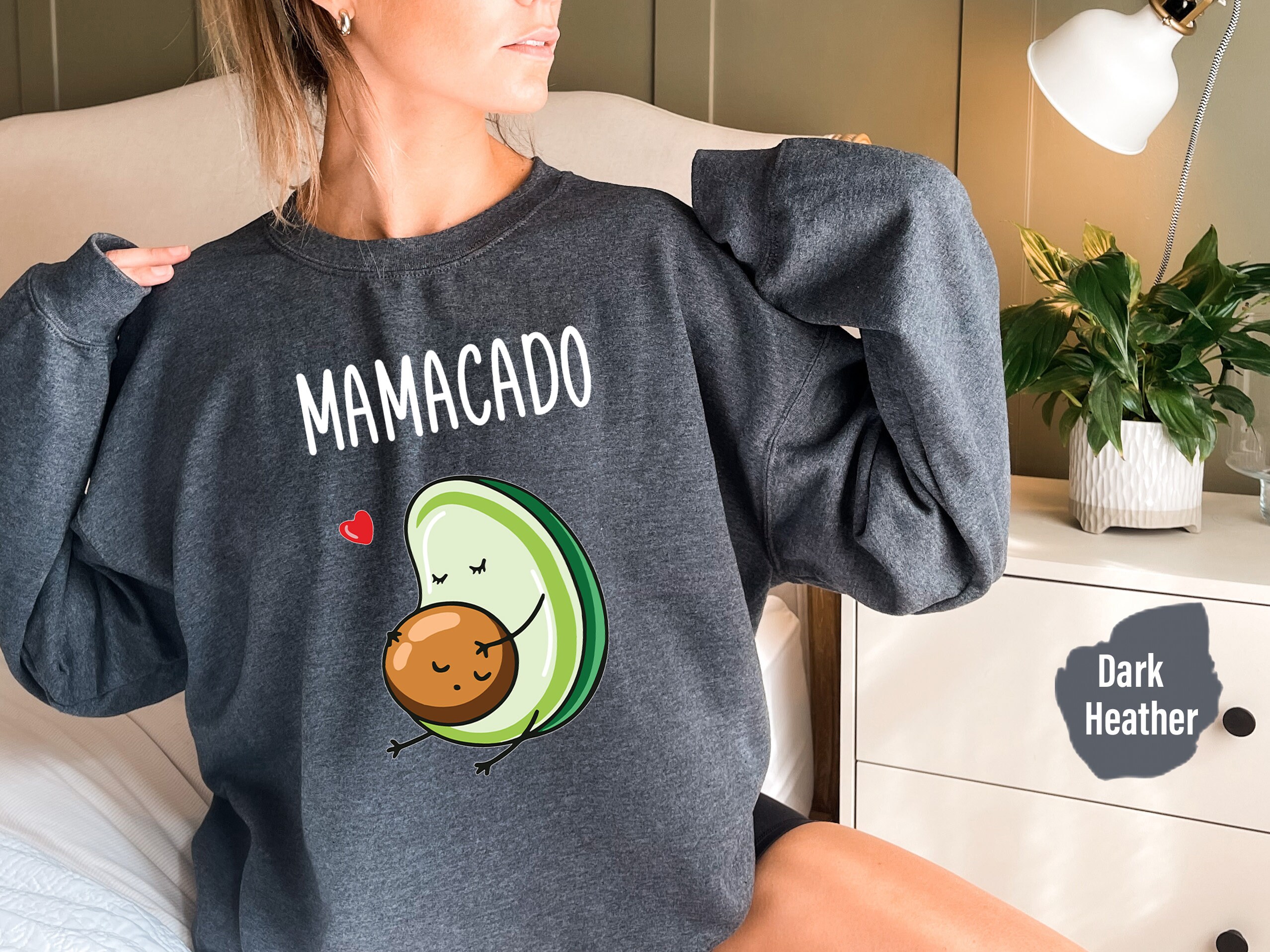 Mamacado Sweatshirt and Hoodie, Baby Announcement Shirt, New Mom Gift ...