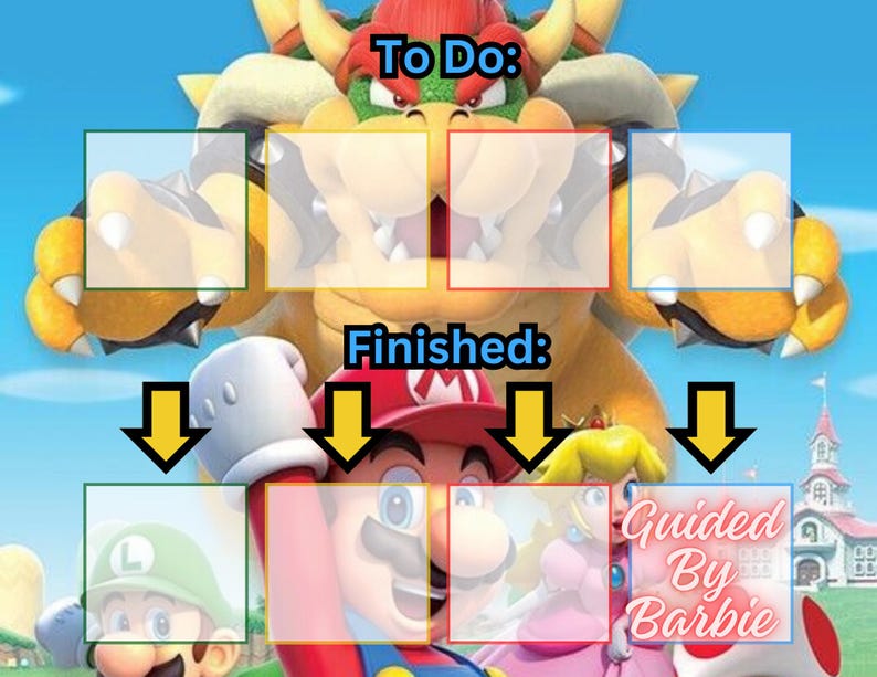 Mario Board Bundle - Etsy