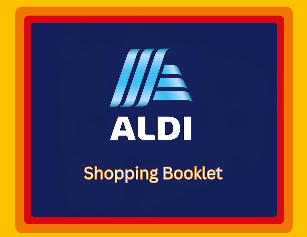 ALDI Shopping Booklet - Etsy