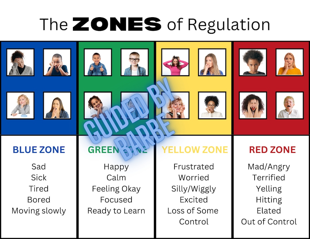 The ZONES of Regulation Chart - Etsy