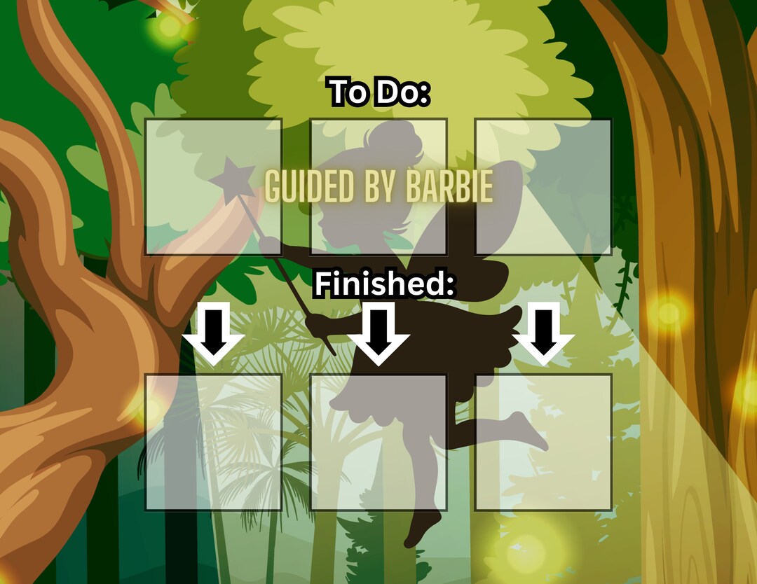 Enchanted Fairy Task Board Bundle (3 Pages) - Etsy