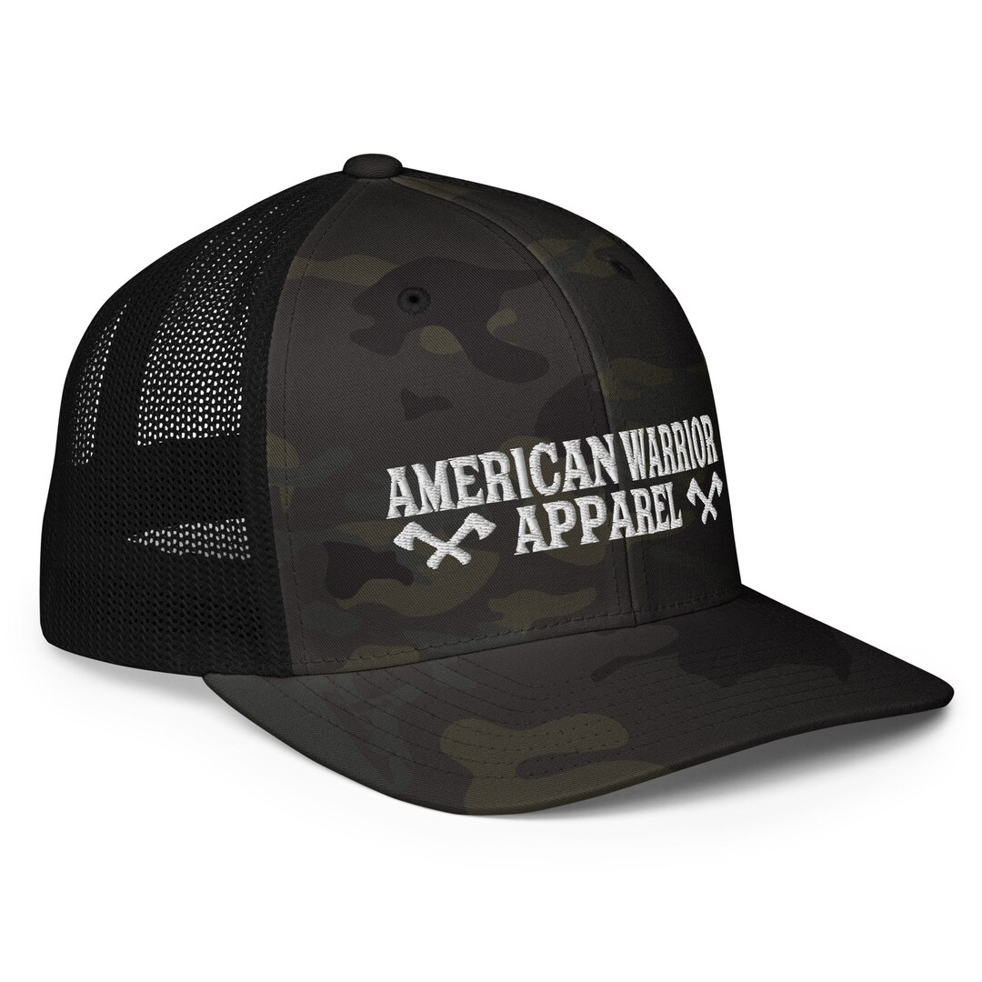 AWA Battle AX Flex Fit Trucker Cap - Etsy