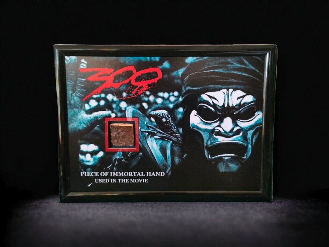 300 Immortal Hand Movie Prop Piece Screen Used Display Spartan Coa - Etsy