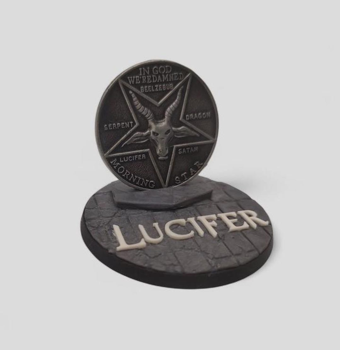 Lucifer TV Prop Replica Pentecostal Coin With Display - Morningstar ...